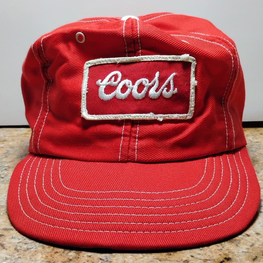 Vintage Swingster Early 1980's Coors Red White Patch … - Gem